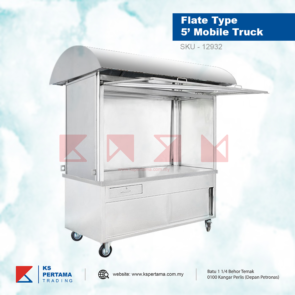 Stainless Steel Mobile Kiosks / Flat Type – KS PERTAMA TRADING